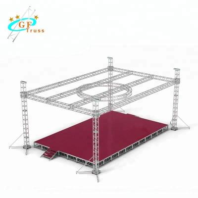 China Flexible Aluminum Spigot Truss Luxury Aluminum Box Truss For DJ Equipment for sale