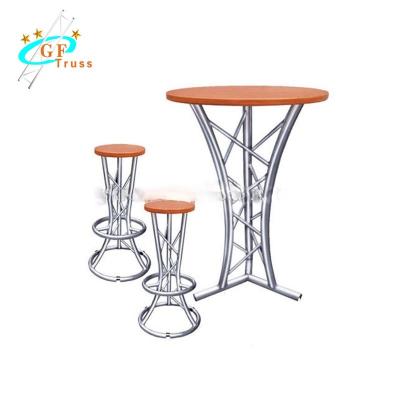 China Modern aluminum bar furniture table and chair for club for sale