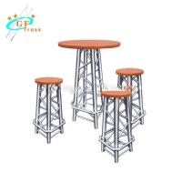 China Modern aluminum bar furniture table and chair for club for sale