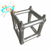 China Multi Aluminum Spigot Truss Corner /Box Truss Connector 6 Way Truss Curve 90 Degree Box Block Corner for sale