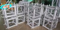 China Multi Aluminum Spigot Truss Corner /Box Truss Connector 6 Way Truss Curve 90 Degree Box Block Corner for sale