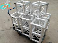 China Multi Aluminum Spigot Truss Corner /Box Truss Connector 6 Way Truss Curve 90 Degree Box Block Corner for sale