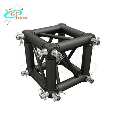 China Box Corner Aluminum Spigot Truss Six Ways High Hardness 50mm Diameter for sale