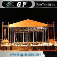 China 2.0mm Thickness Aluminum Stage Truss Structure Square Triangular Aluminum Truss for sale