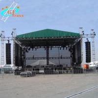 China PVC Aluminum Lighting Truss Outdoor Concert Stage 60m Span Width for sale