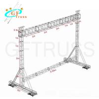China LED screen ground supports display truss structures for sale