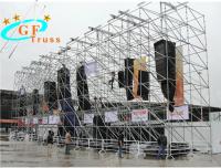 China Scaffold Layer Truss Stage System Aluminum Alloy Safety Loading 0.5M 4M Length for sale