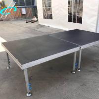 China Quickly assemble durable adjustable 4 legs simple aluminum stage platform event  stage for sale