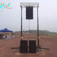China 6m Crank Light Truss Stand Winch Lighting Stand For Show Easy Moving for sale