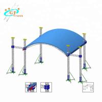 China 1m Aluminum Lighting Truss Arc Roof Exhibition Use for sale