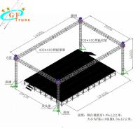 China 1m Aluminum Lighting Truss Arc Roof Exhibition Use for sale