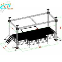 China 1m Aluminum Lighting Truss Arc Roof Exhibition Use for sale