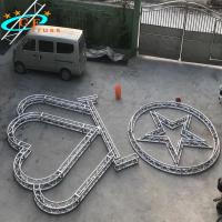 China Love Shape Arch Truss Aluminum Truss System For Wedding Stand Drop Back for sale