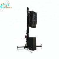 China Alu 6082-T6 Hand Crank Tripod Speaker Stand Lift 100kg Max Load for sale