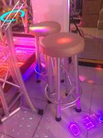China Modern Club 1.2m Aluminum Bar Table And Chair for sale