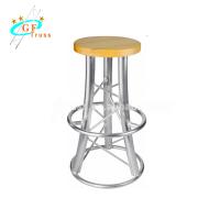 China Modern Club 1.2m Aluminum Bar Table And Chair for sale