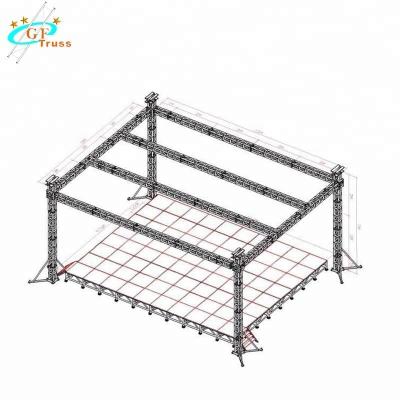 China Small Concert Sound Lighting 290mm DJ System Stage Truss for sale