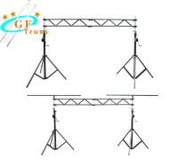 China Aluminum Line Array Speaker Light Stand Truss Lift Tower 1.8M Base for sale