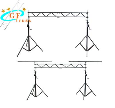 China Aluminum Line Array Speaker Light Stand Truss Lift Tower 1.8M Base for sale