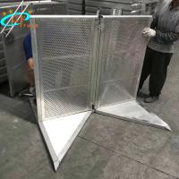 China TUV Exhibition 1.2m Crowd Control Aluminum Mojo Barrier for sale