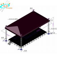 China Spigot Aluminum Lighting Stage 290*290mm LED Screen Truss for sale