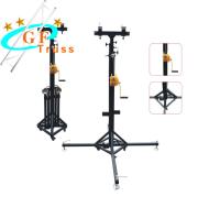 China Stage Lighting Curved Truss 200kg 1800mm Speaker Crank Stand for sale