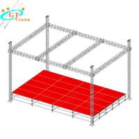 China Ladder Triangle Square 400mm Aluminum Stage Truss for sale