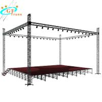 China Ladder Triangle Square 400mm Aluminum Stage Truss for sale