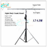 China 50kg 1.7m Line Array Crank Up Lifting Speaker Stand For Event Truss for sale