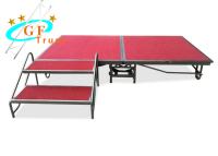 China Adjustable Lighting 750kgs/M2 Aluminum Performance Stage Platform for sale
