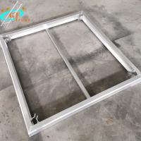 China Waterproof Acrylic 4 Legs 1.22M*2.44M Portable Assembly Stage for sale