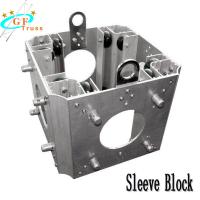 China Square 290*290mm DJ Aluminum Lighting Truss Sleeve Block for sale
