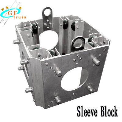 China Square 290*290mm DJ Aluminum Lighting Truss Sleeve Block for sale