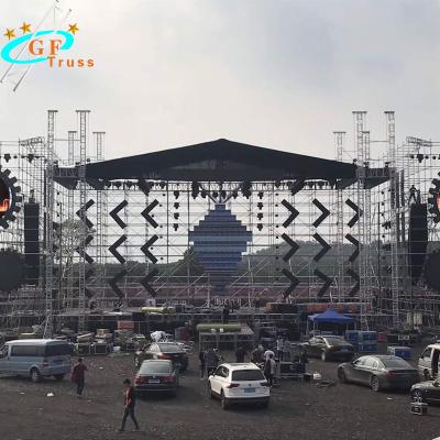 China Outdoor Stage 12M Spigot Aluminum Lighting Truss for sale