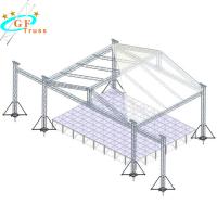 China Outdoor Stage 12M Spigot Aluminum Lighting Truss for sale