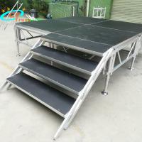 China School Dance Concert Stage Platform Acrylic Material Red Black Color for sale