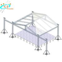 China outdoor event indoor party show dj concert stage with roof truss system for sale