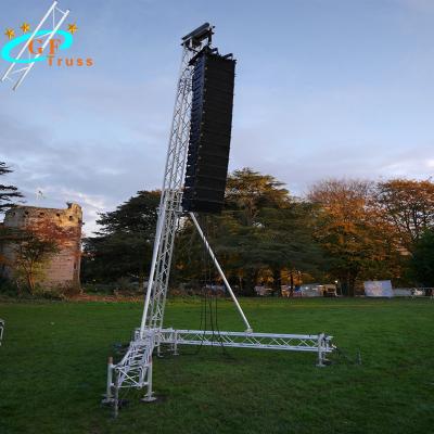 China 10M Line Array Truss Aluminum Alloy Tower Safety Loading for sale