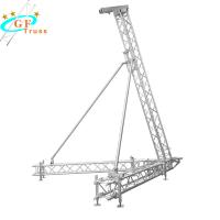 China Tower Line Array Speaker Truss Stand Concert 7.50m Lift Height for sale