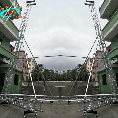 China Tower Line Array Speaker Truss Stand Concert 7.50m Lift Height for sale