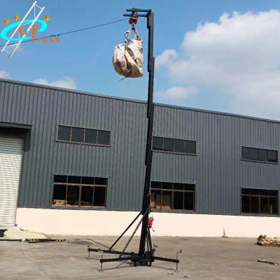 China Lifting Tower Line Array Truss Crank Concert Stage Heavy Duty Aluminum Alloy for sale