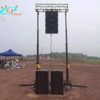China Line Array Crank Stand Lighting Truss Lift Tower For Hanging Lighting for sale
