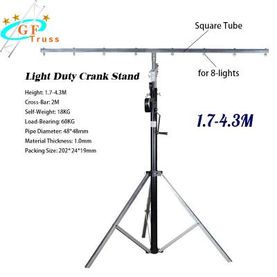 China Crank Up Line Array Truss System Adjustable Height For Light 50kg Load Capacity for sale