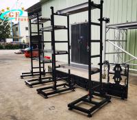 China Hanging Curved LED Screen 0.8M 0.5M Aluminum Alloy Truss for sale