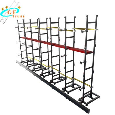 China 0.64M 0.96M LED Screen Ground Support For Video Wall Truss Display China Aluminum Truss for LED Display for sale