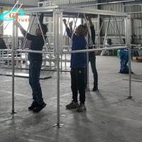 China Foldable Mobile 3.94ft 50mm Aluminum Show Platform for sale