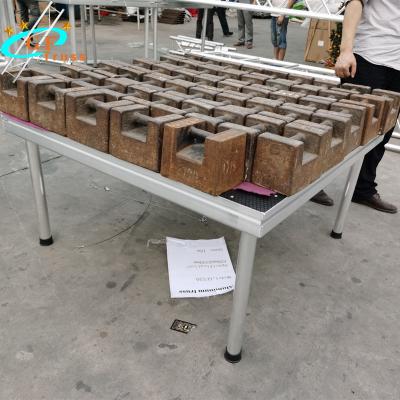 China Non Slip 6061-T6 1.22M*1.22M Mobile Aluminum Stage Platform for sale