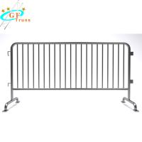 China Galvanized Iron Crash Temporary Metal 1.2M Road Safety Steel Barrier for sale