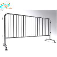 China Galvanized Iron Crash Temporary Metal 1.2M Road Safety Steel Barrier for sale