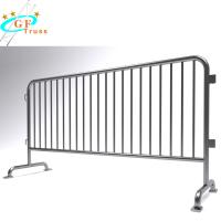 China Galvanized Iron Crash Temporary Metal 1.2M Road Safety Steel Barrier for sale
